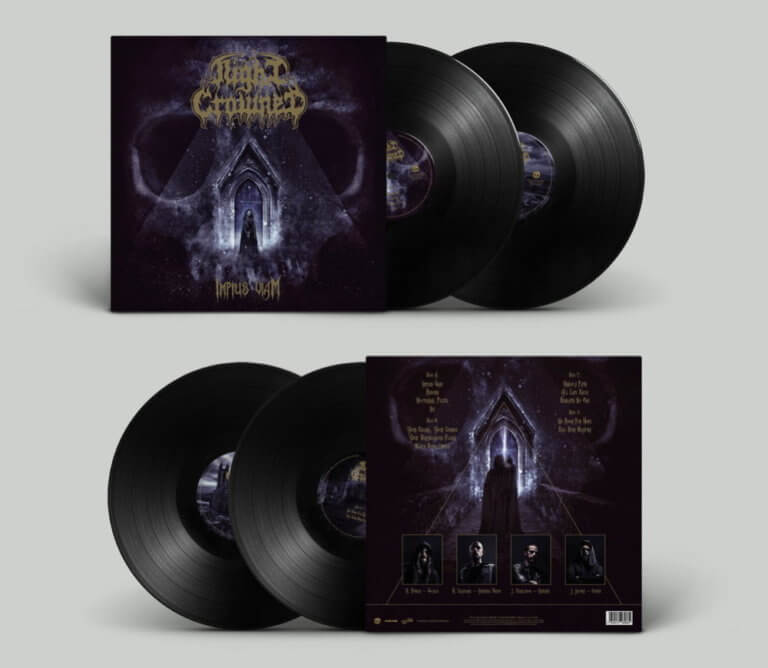 Limited vinyl editions of the album "Night Crowned - Impius Viam ...
