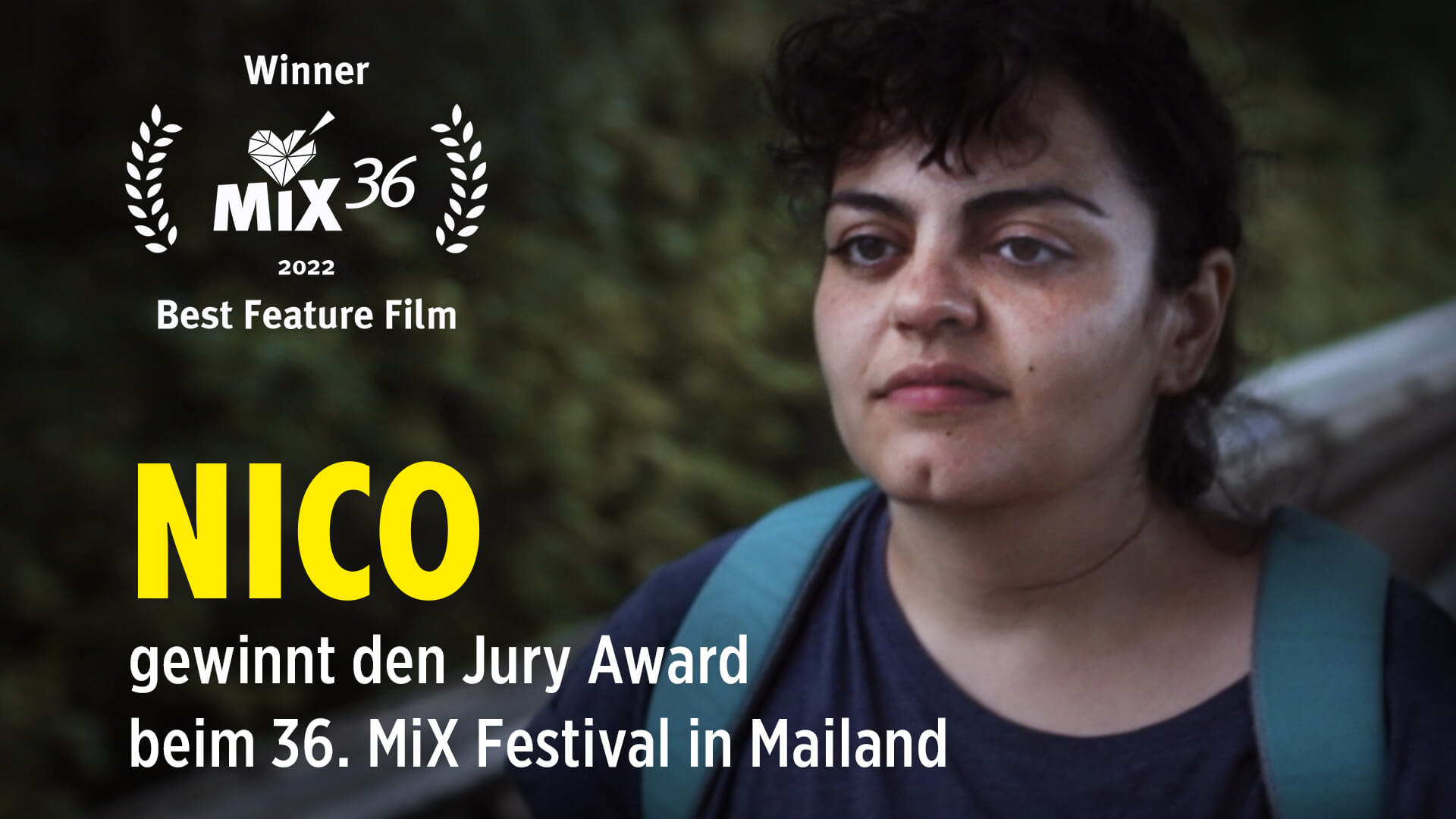 "Nico" gewinnt Jury Award beim 36. MiX Festival in Mailand